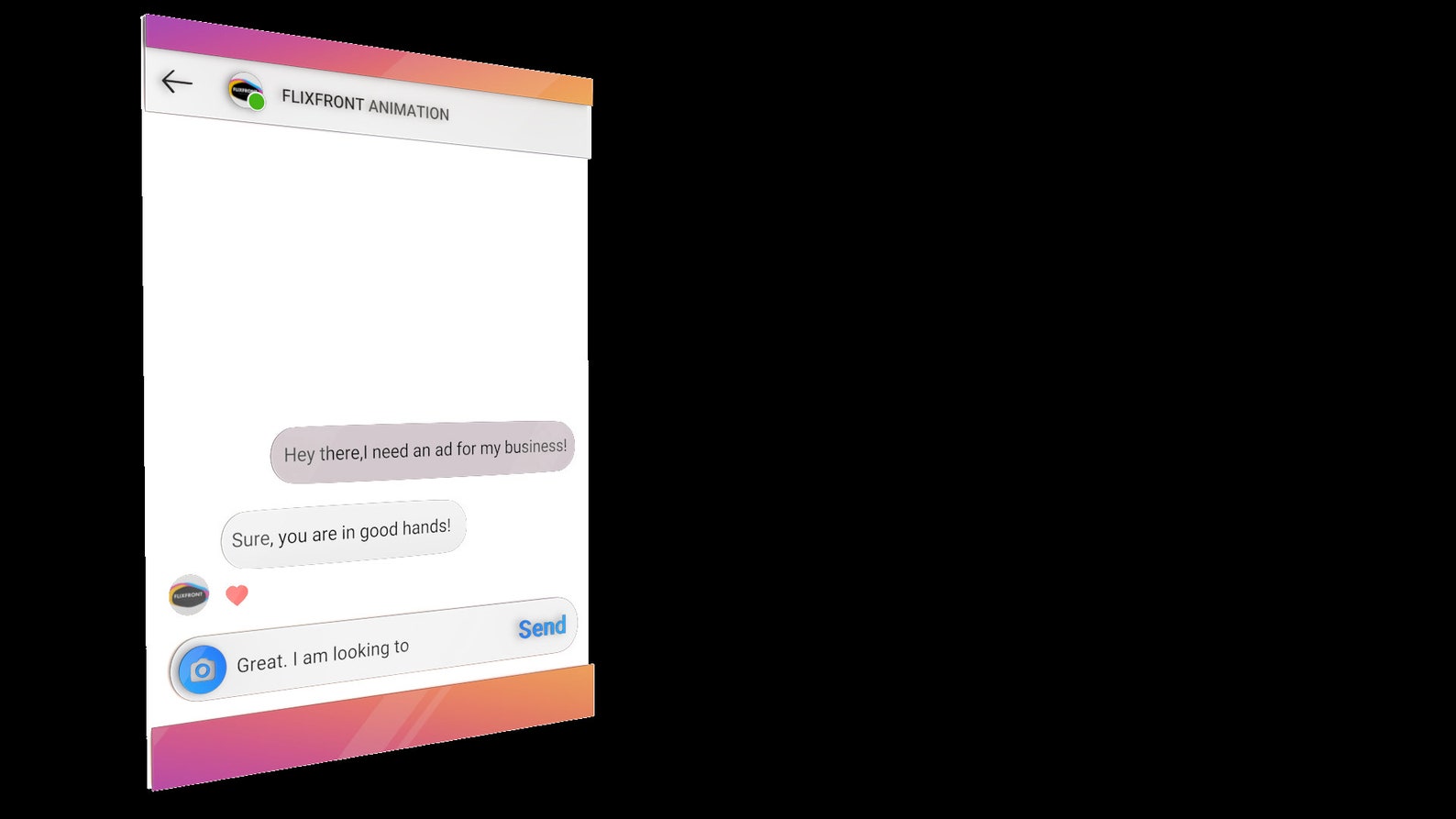 Customizable Chat Window Mockup Overlay Semitransparent Chat Imitation ...