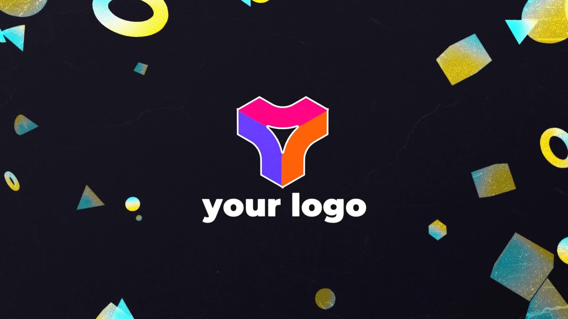 Retro Wave Synthwave Logo Animation - Customizable & Dynamic 6s Intro ...