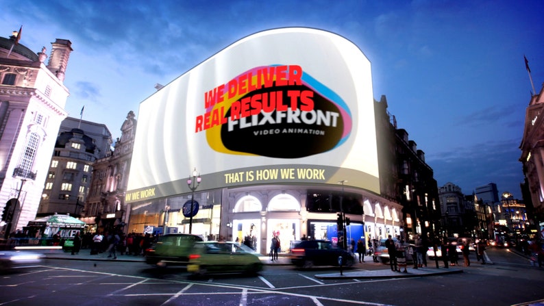 Intro Overlay or Screen for Twitch or Social Media Huge Ad Billboard ...