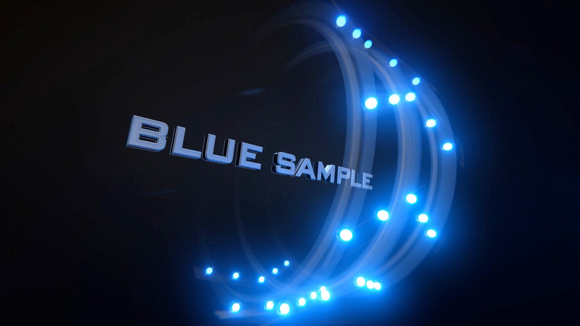Light Title With Custom Text and Color Great for Any Video - Etsy