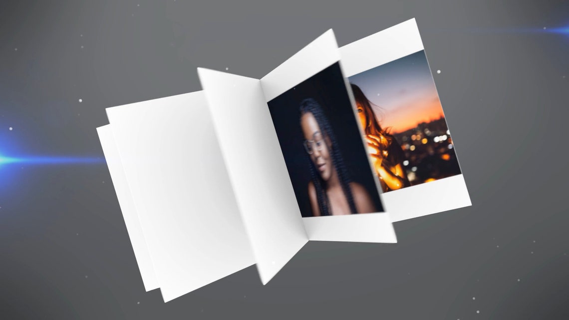Photo Album Flipping With Your Photos Logo Animation Impress Your ...