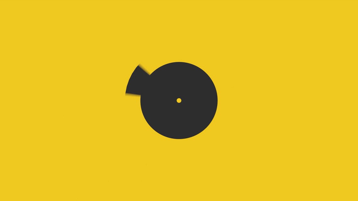 Flat Circle Animated Custom Text Overlay With Custom Colors - Great for ...