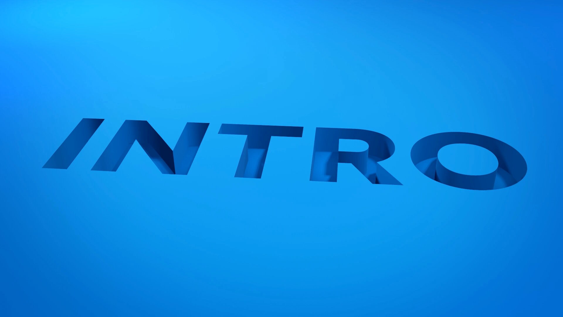 Animated 3D Sunken Text Intro With 3 Place Holders, Personalizable ...