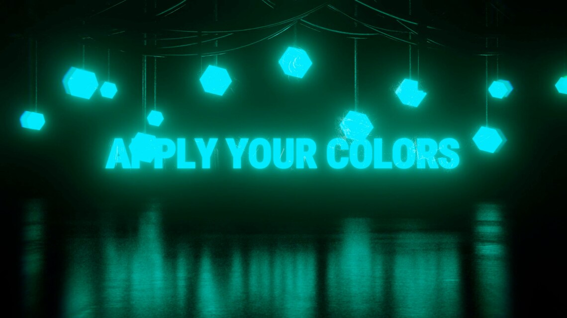 Animated Intro Overlay Your Logo With Custom Glowing Text - Etsy