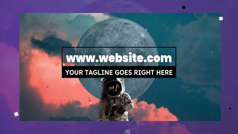 Website Intro Animation Customizable Text Titles in 2 Lines - Etsy