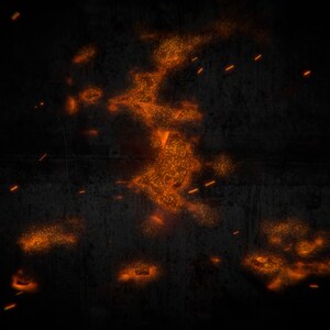 Fire Burnout Inferno Rusty Metal and Fire Logo Animation Reveal for the ...