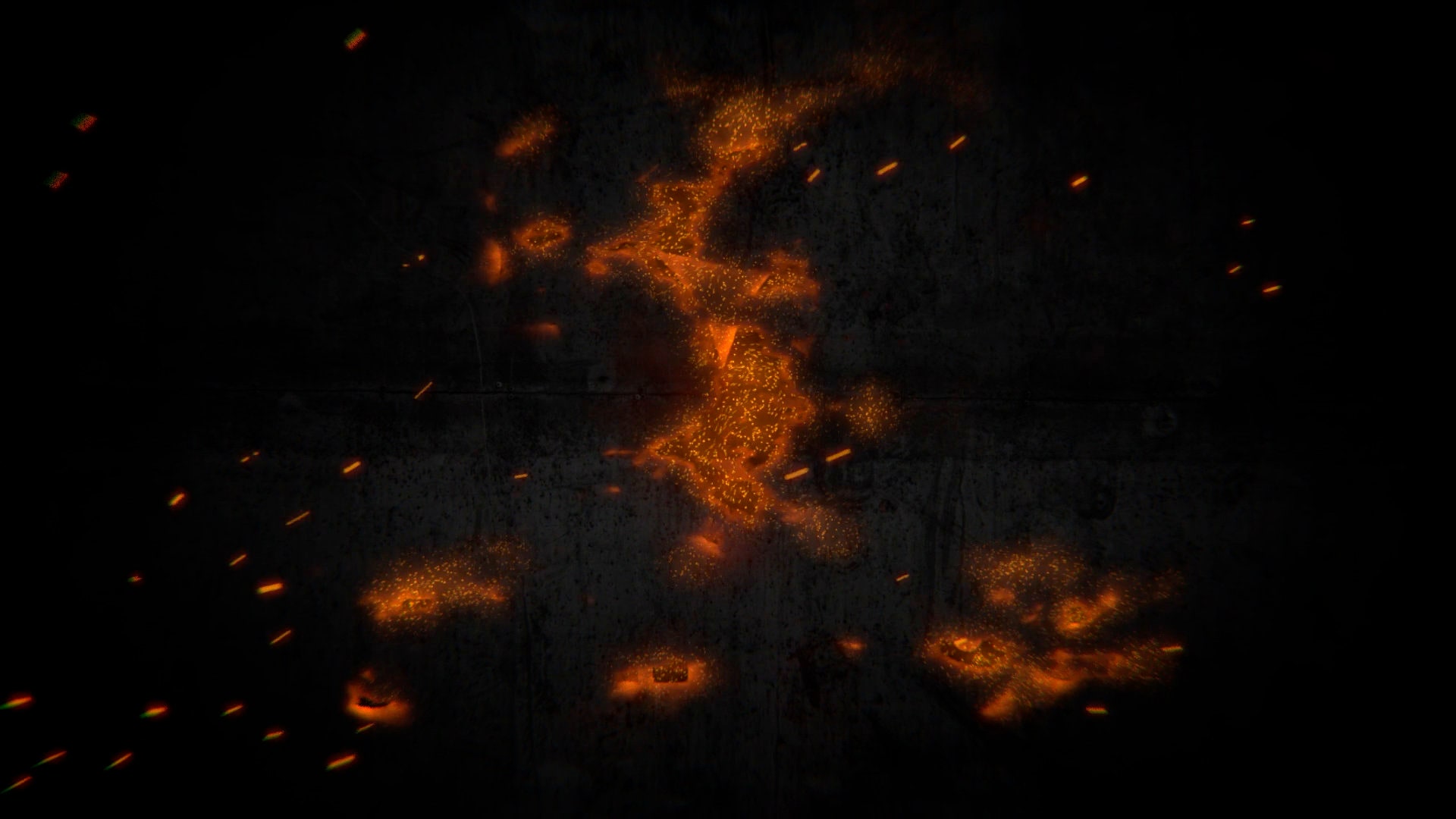 Fire Burnout Inferno Rusty Metal and Fire Logo Animation Reveal for the ...
