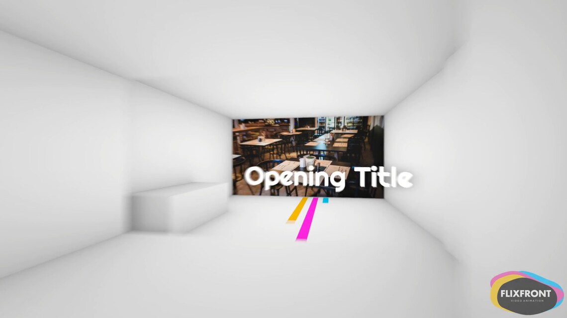 Video Intro Opener With 4 Titles and Pictures for Personalization. Add ...