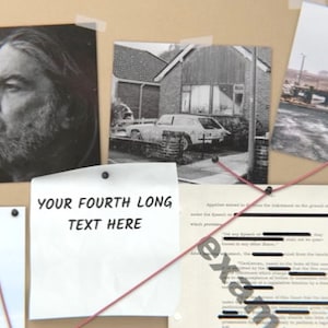 Channel Intro Investigation Board Animation - With 7 Sticky Notes Texts ...