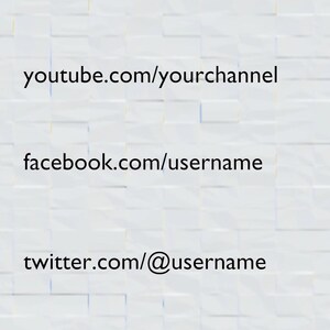 Animated Social Media Overlay: Showcase Youtube, Facebook, Twitter on ...