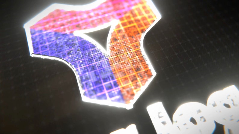 Ultra Technology Logo Stinger Animation Logo Reveals From the Technological Electron Traces to ...