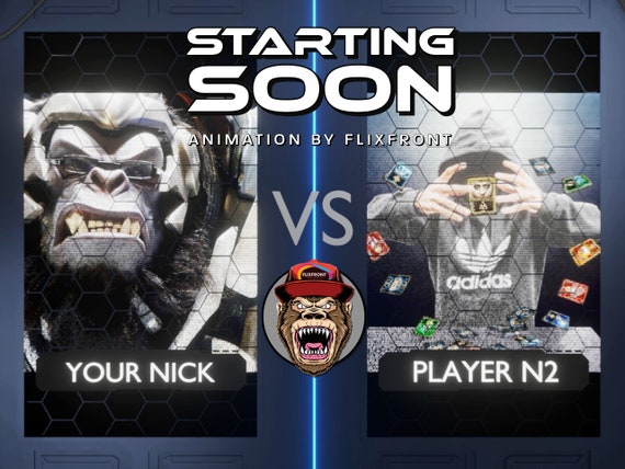 Customizable Intro for Twitch starting Soon Gaming Style | Etsy