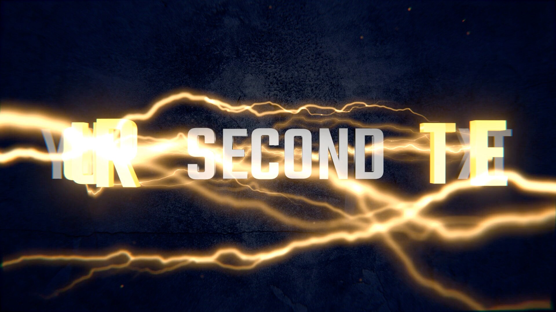 Lightning Intro Overlay, Your Own Custom Text, Your Logo Inserted ...