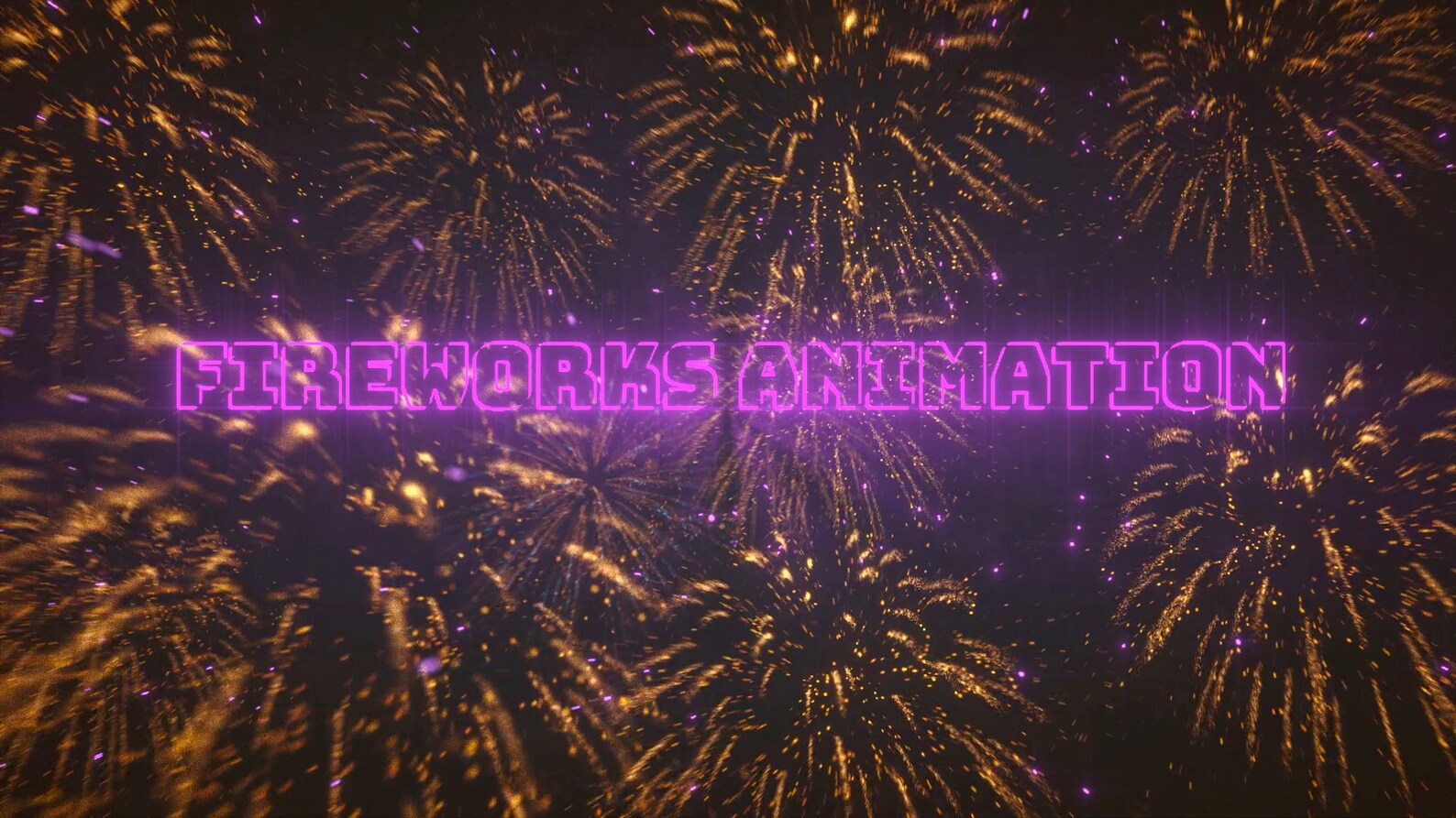 Fireworks Animation Logo and Text Reveal, With Custom Text, Custom ...