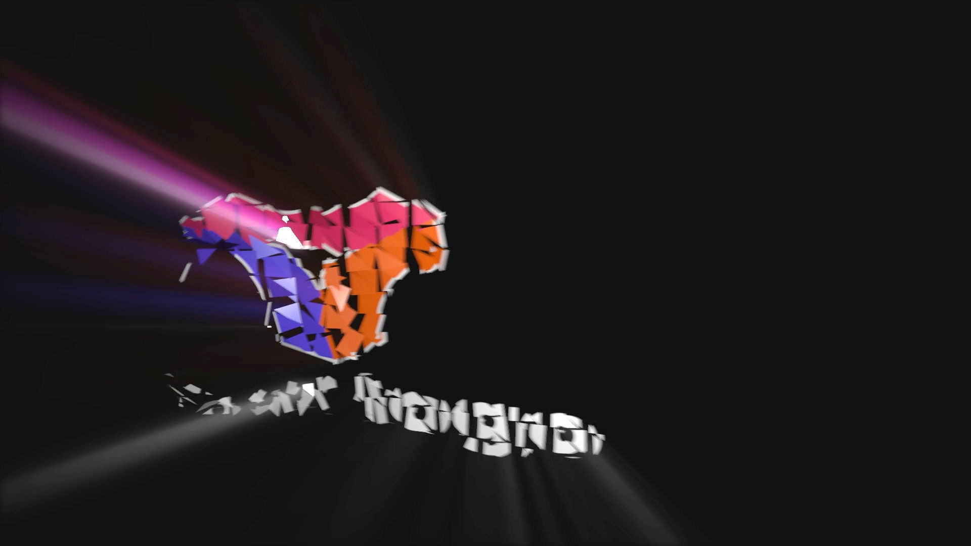 Black Wind Logo Stinger Reveal - Logo Forms From the Colorful Triangle ...
