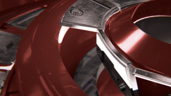 A Sci-fi Alien Mechanical Device Reveals a Logo. Upload Your - Etsy