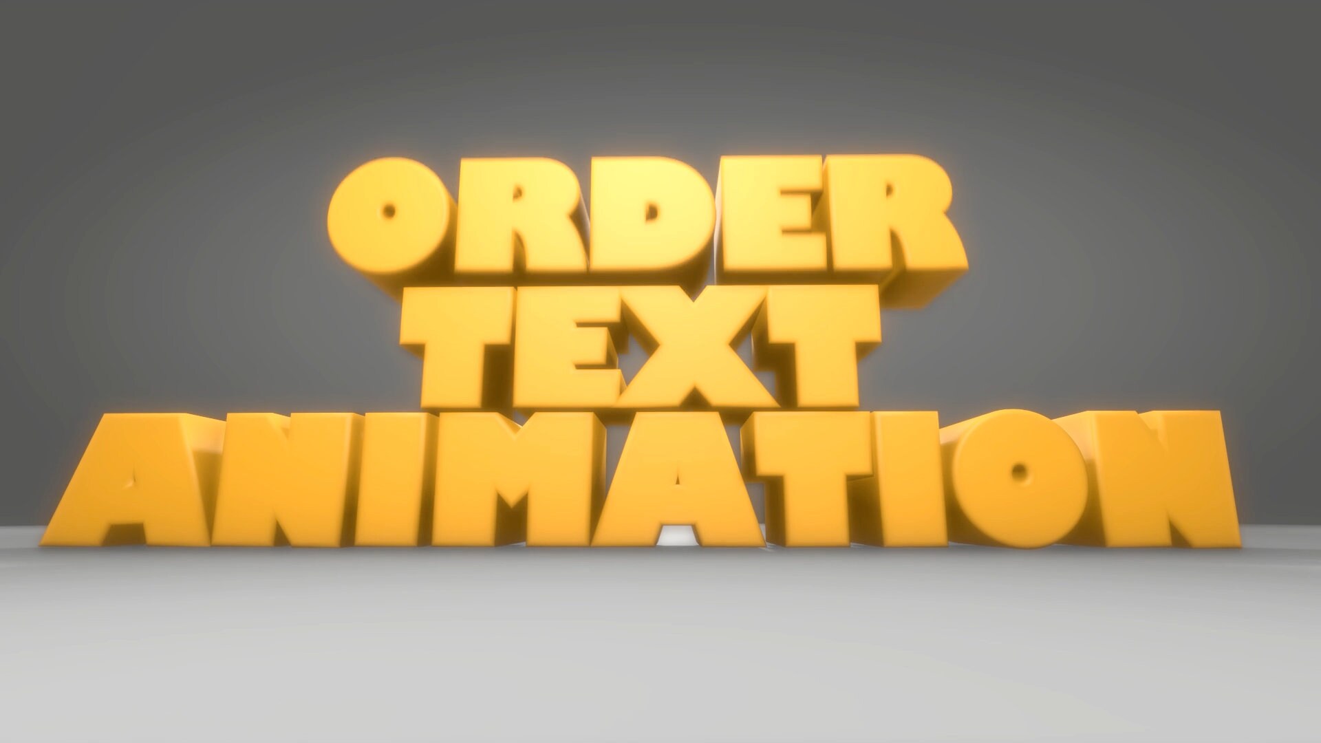 Personalized Fun 3-D Text Animation Falling Elastic Custom Text ...