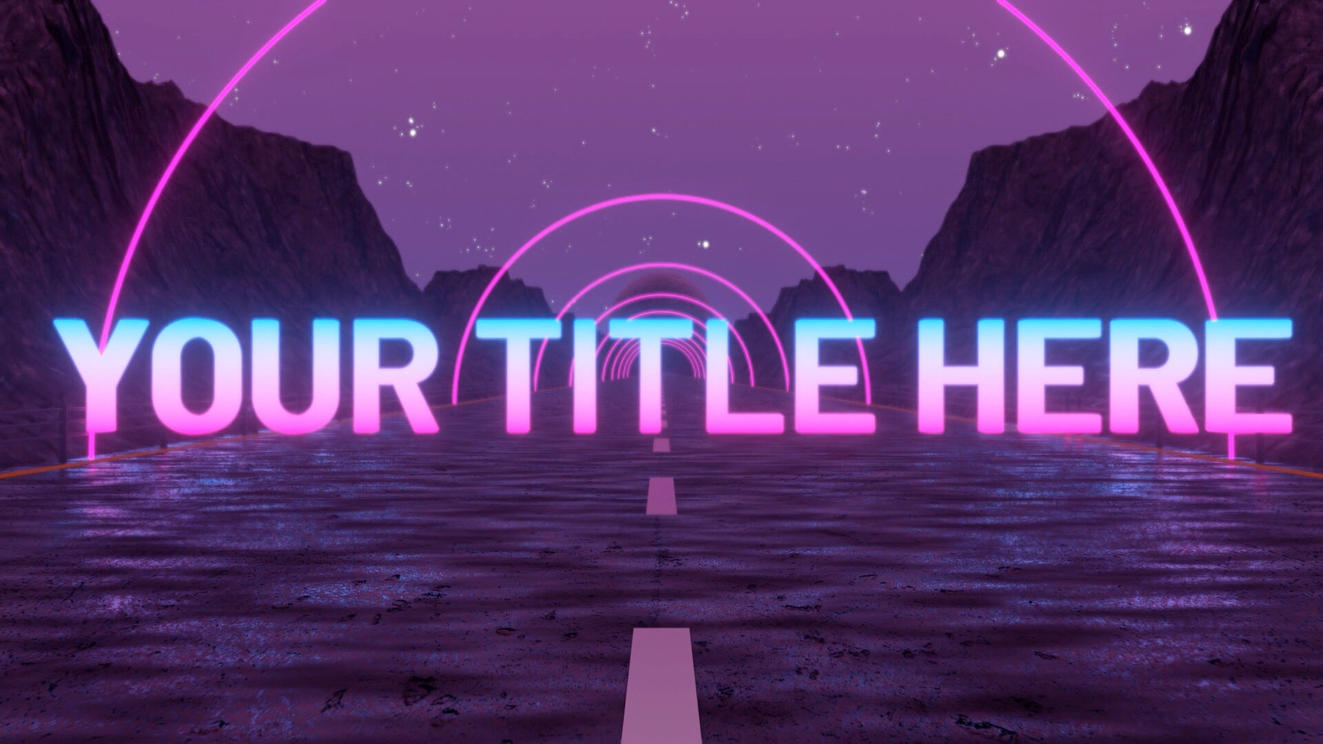 Neon Letters Animation With Logo and Text Get Back to Old School Gaming ...