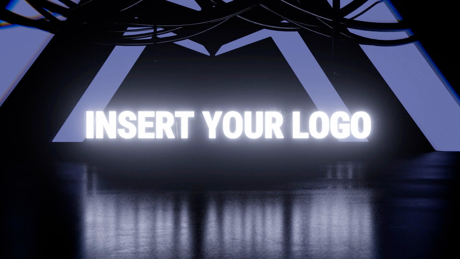 Animated Intro Overlay, Your Logo With Custom Glowing Text, Hacker Pit ...