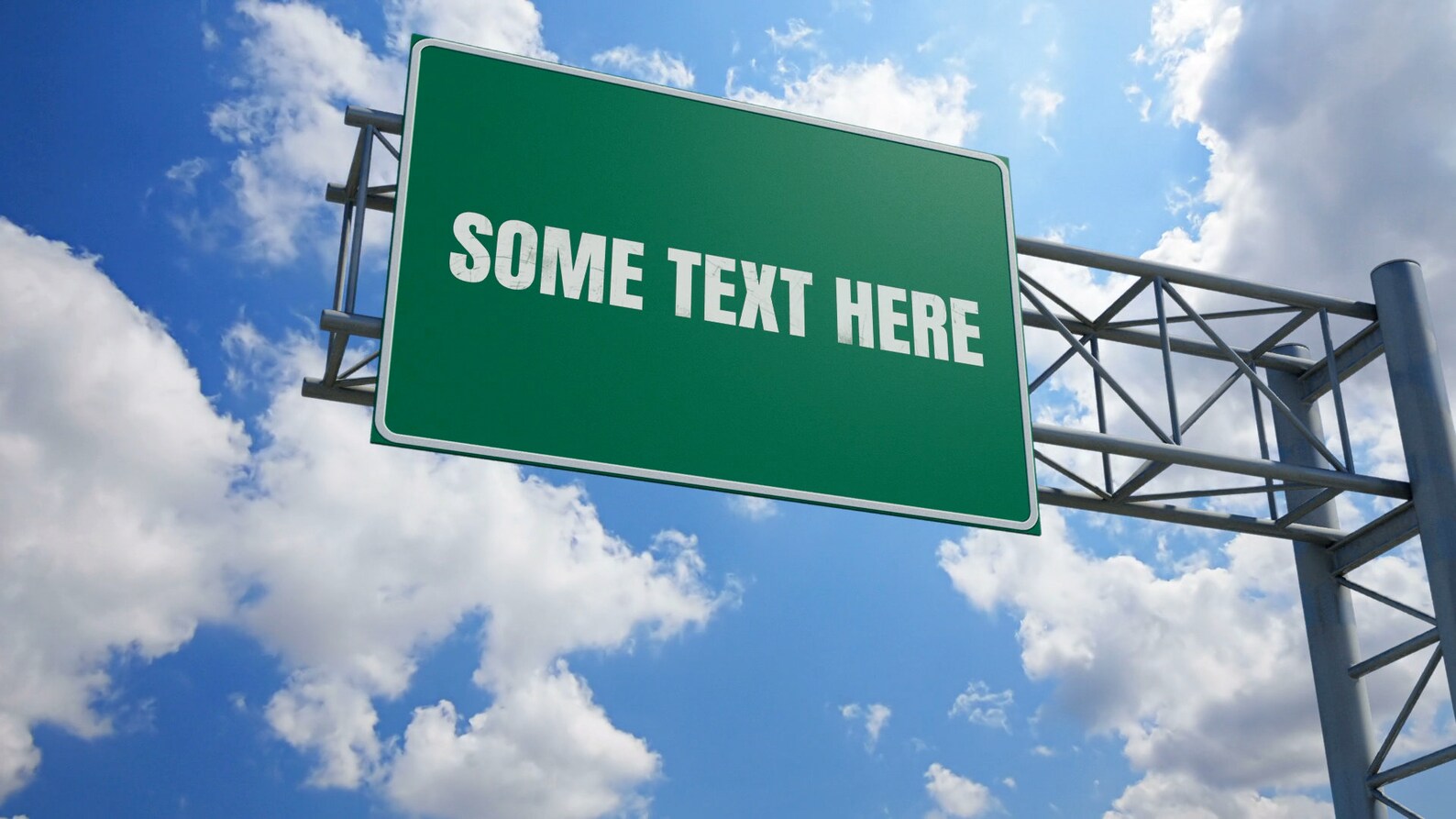 Traffic Overhead Sign Custom Message on the Road Sign - Etsy