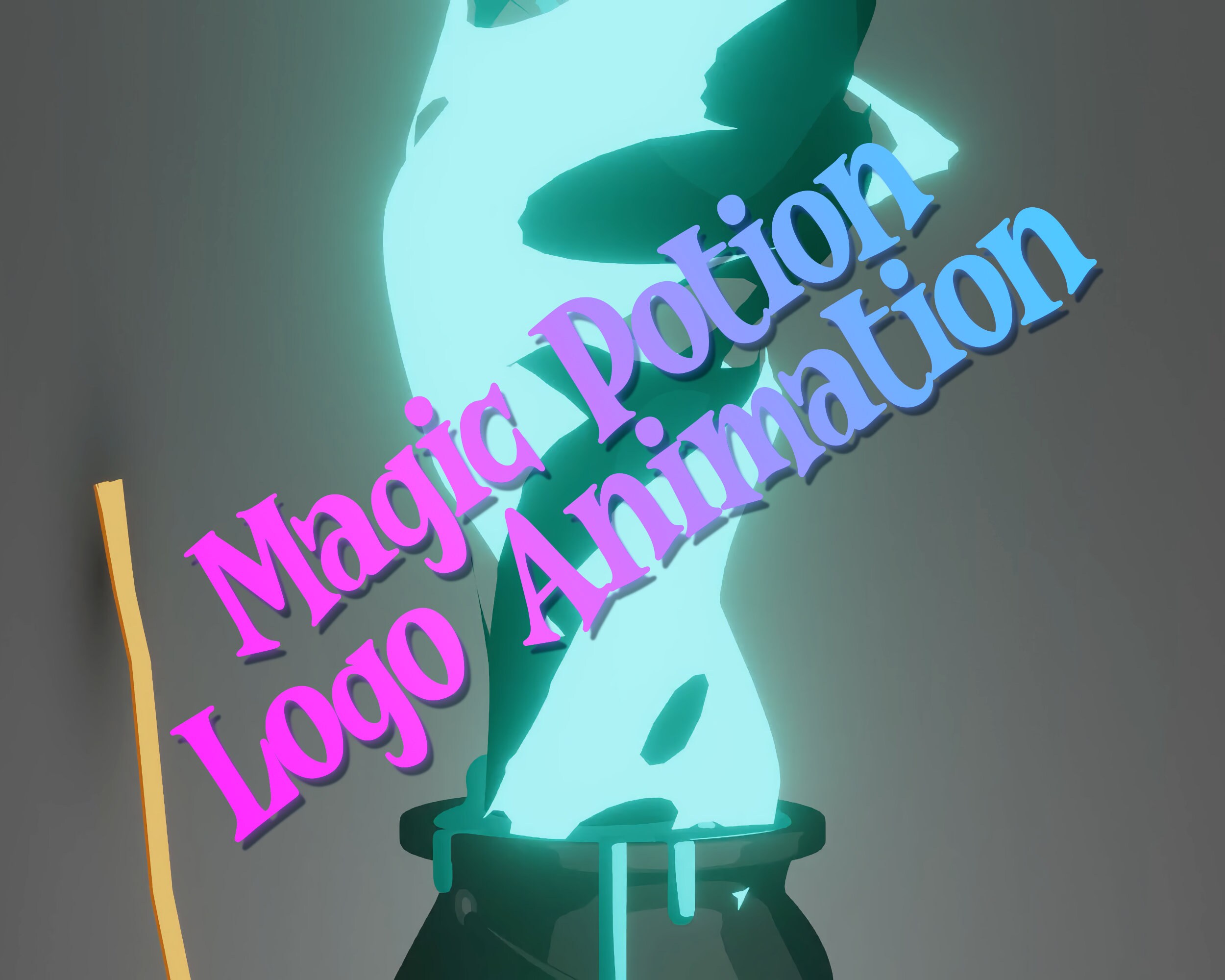 Magic Potion Logo Animation - Cartoon Potion Burst Logo Reveal - Potion ...