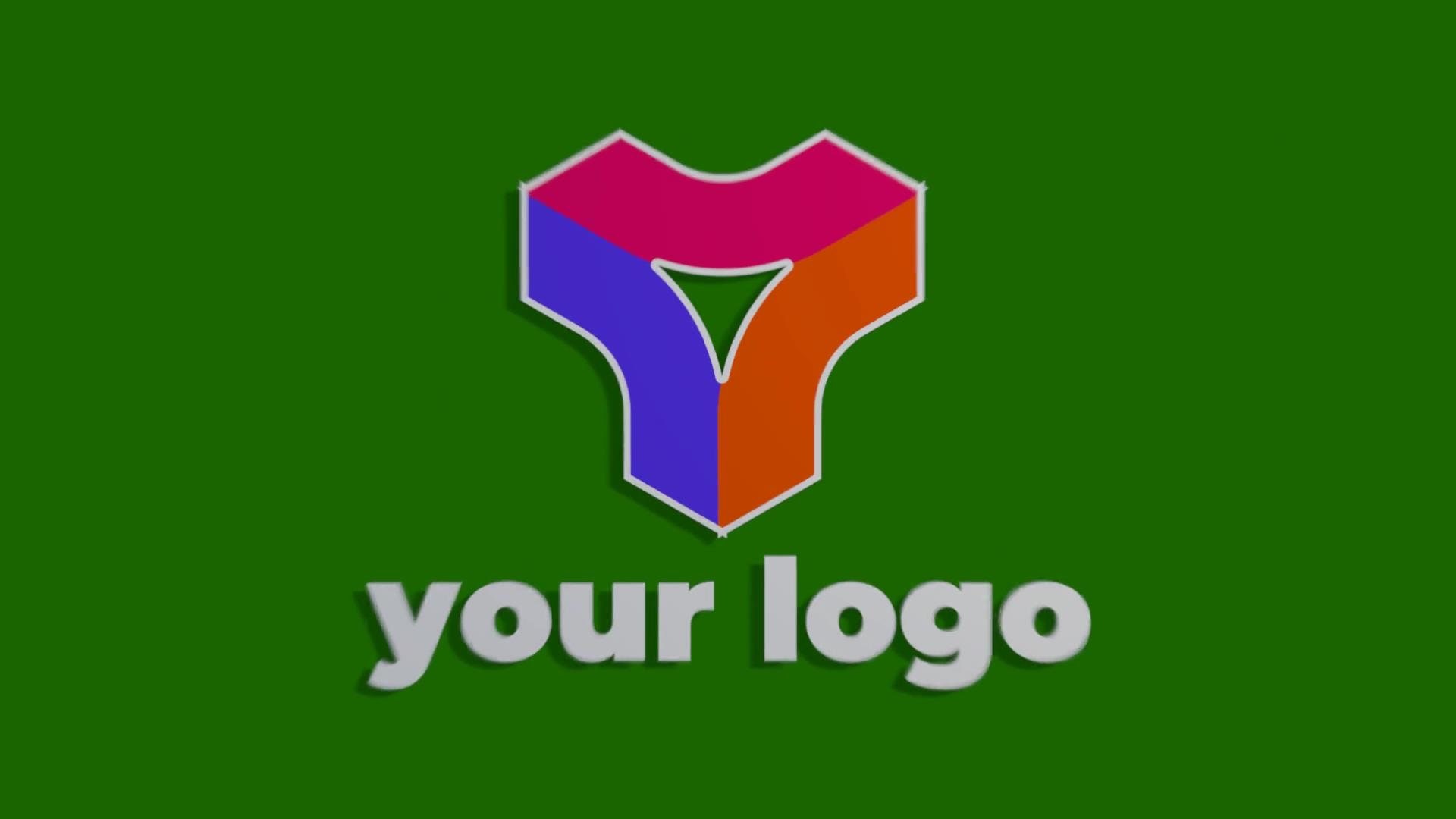 Revolving Color Swatches: Artful Logo Reveal | Customizable Background ...