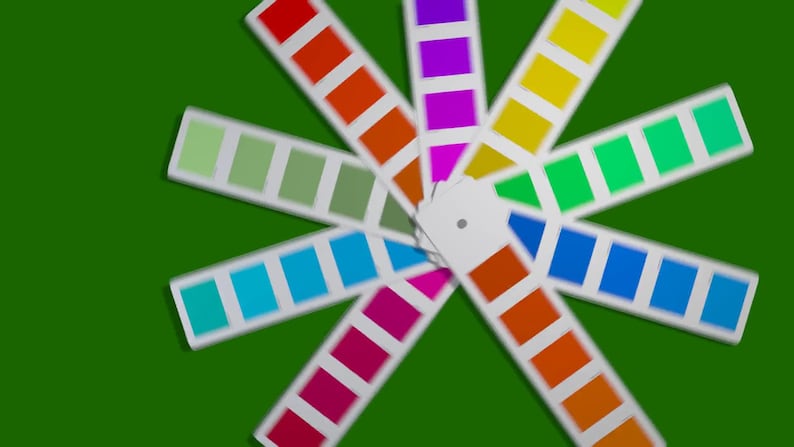Revolving Color Swatches: Artful Logo Reveal | Customizable Background ...