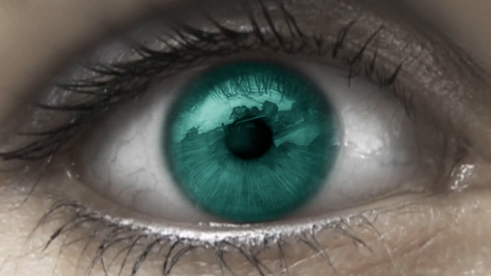 Seamless Animated Eye Zoom Transition With Alpha Channel and Sound for ...