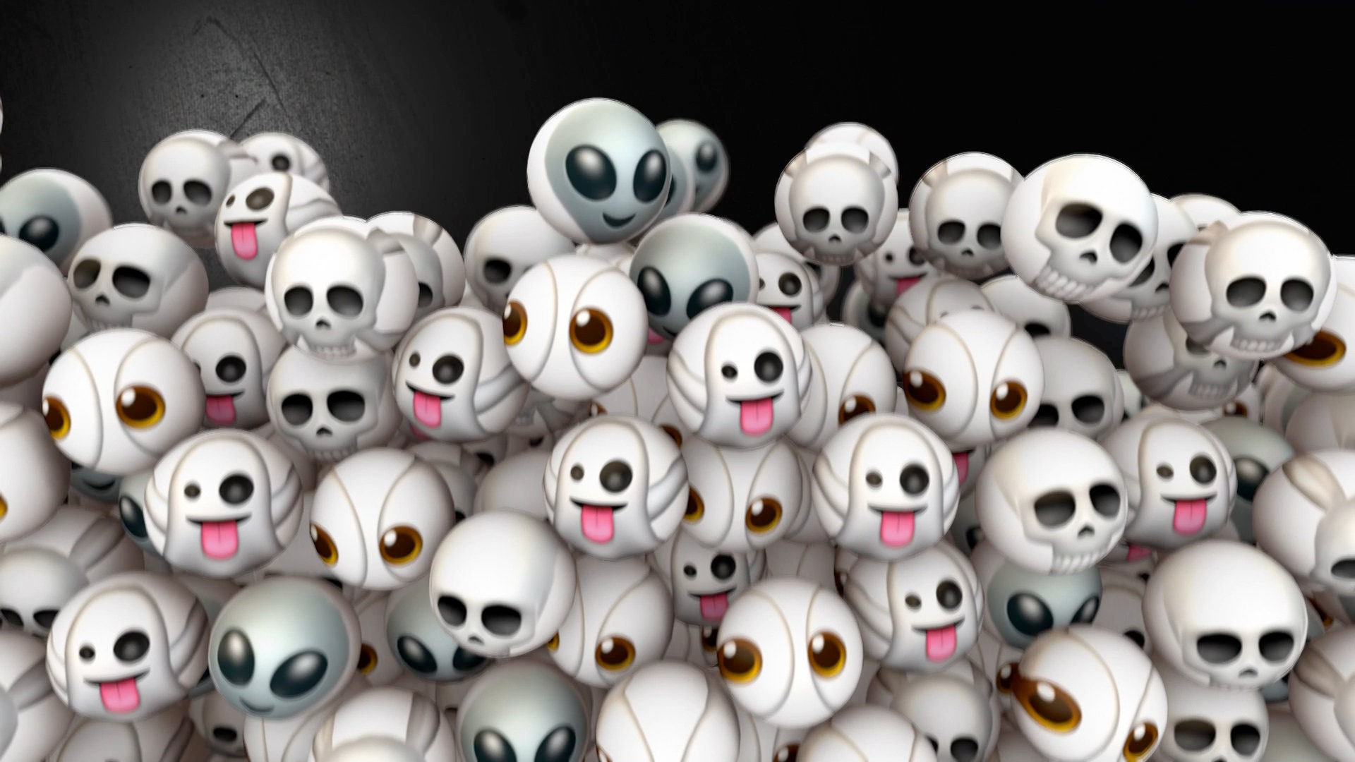 Spooky Emoji Transition With Alpha Channel and Sound for Your Video ...