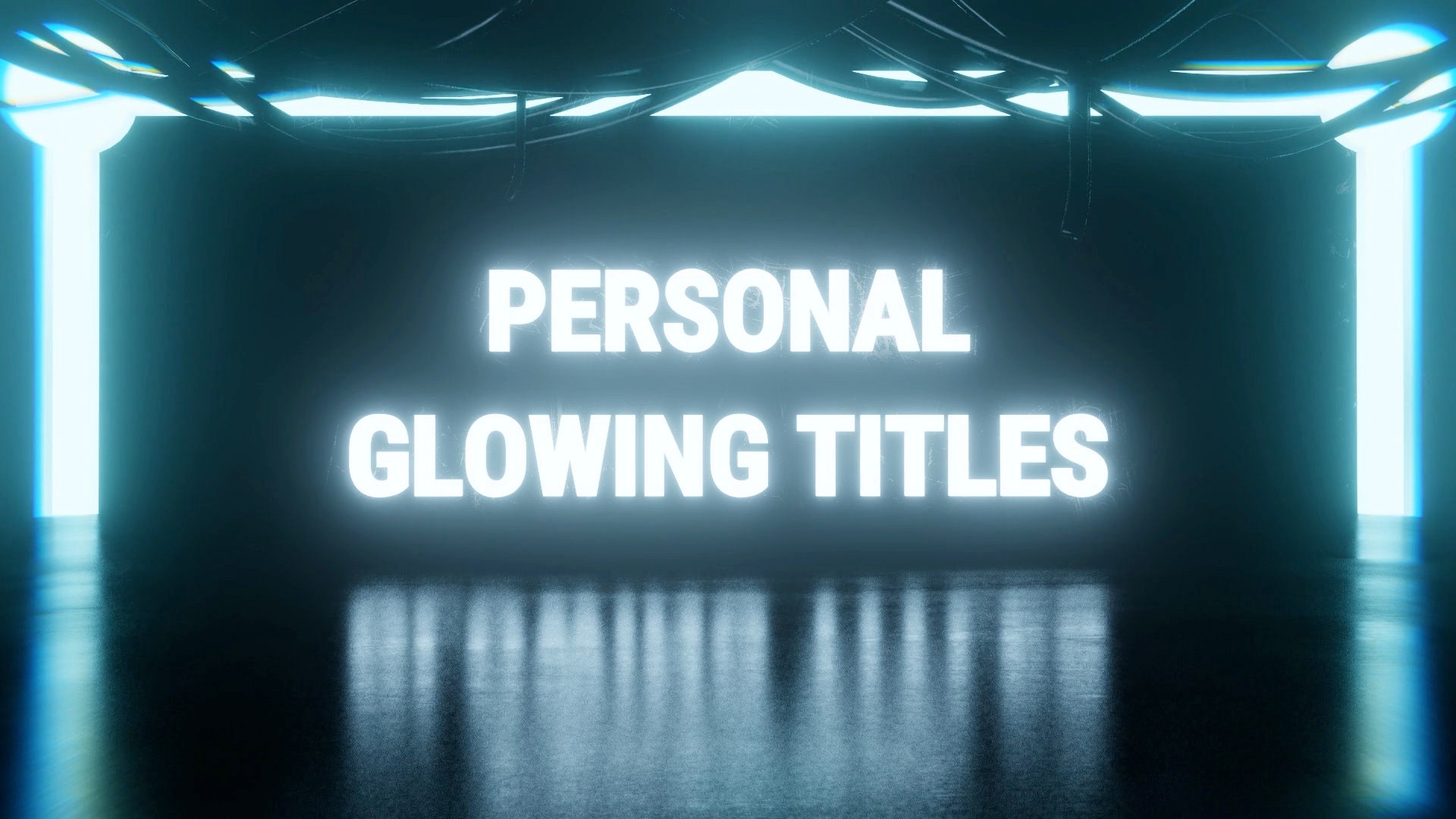 Animated Intro Overlay, Your Logo With Custom Glowing Text, Hacker Pit ...