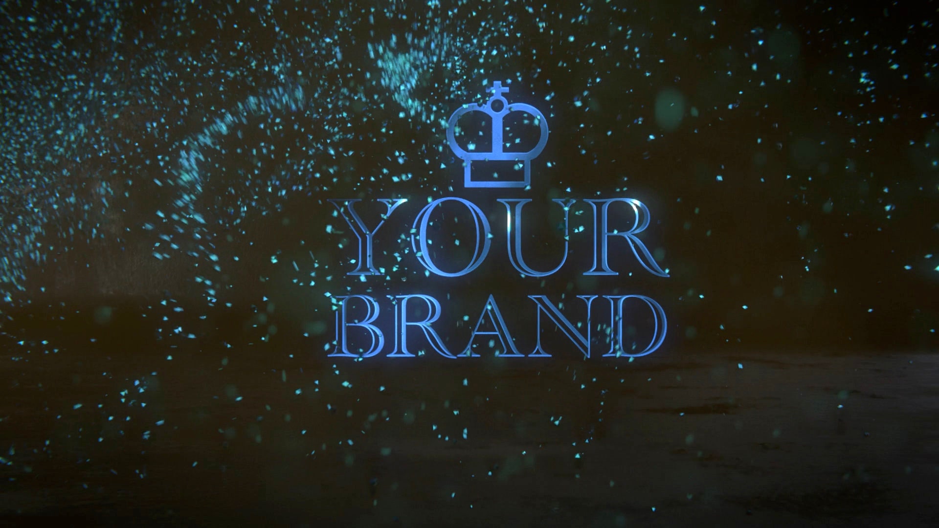 Sparkling Glitter Logo Animation With Cinematic Sound - Logo Reveals ...