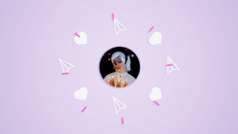 Instagram Social Intro Animation for Profile - Customizable Text ...