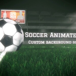 Soccer Football Animation Intro, Two Headlines and Two Subtitles ...