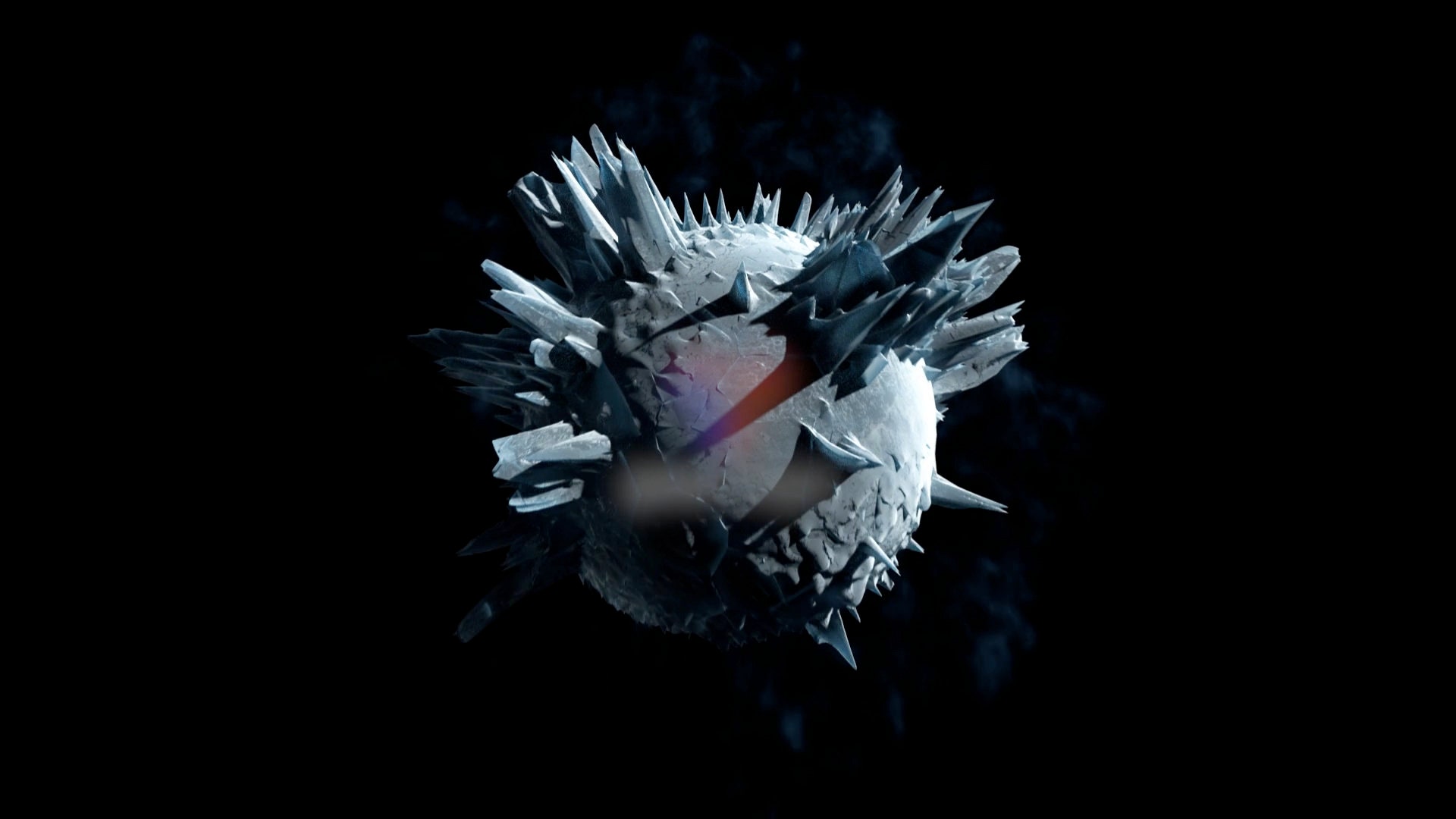 Personalized Logo Animation Intro With Icy Meteor Burst Effect and ...