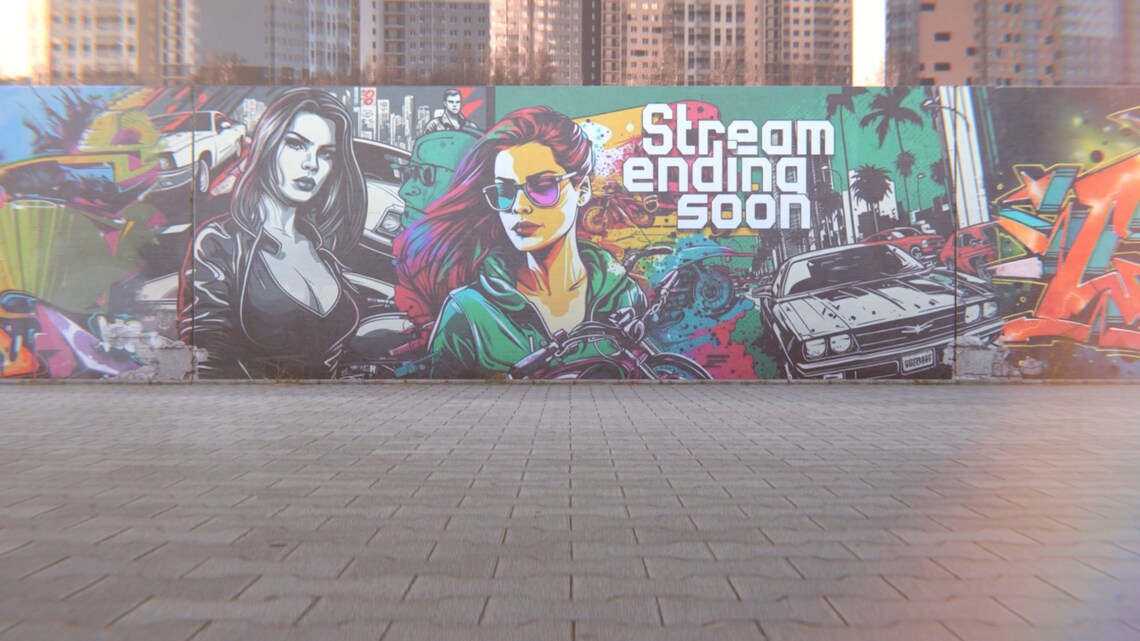 Twitch Overlay Stream Ending Soon Animation Inspired With Street ...