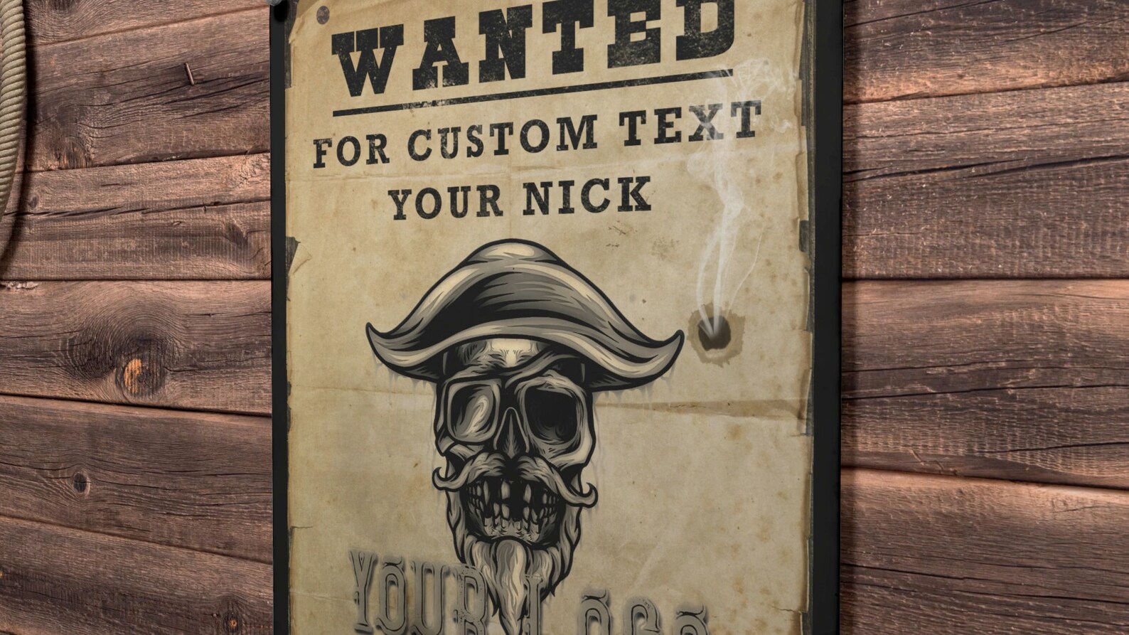 Western Most Wanted Poster Animation 2 Insert Your Text and Logo or ...