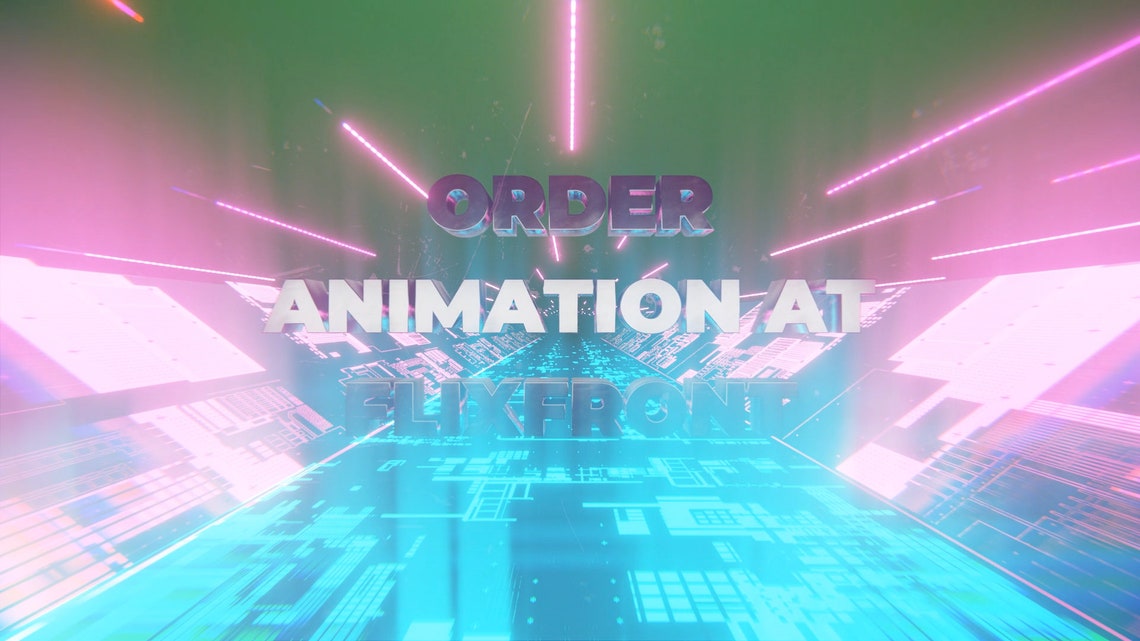 Cyber Message Animation With Sound Custom Message Appears on - Etsy