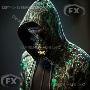 PRINTABLE ART Masked Hacker Apes Collection Printable and - Etsy