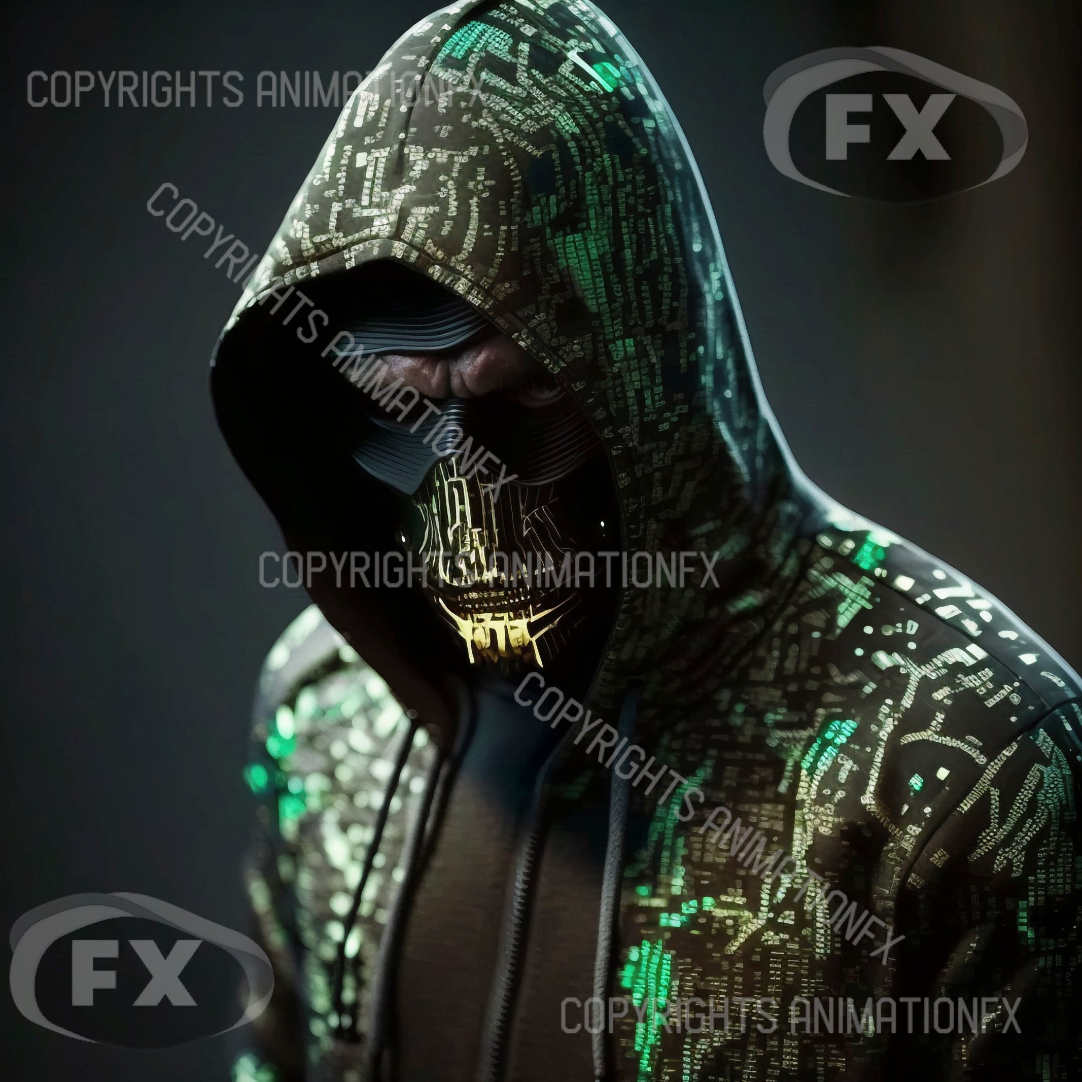 PRINTABLE ART Masked Hacker Apes Collection Printable and - Etsy