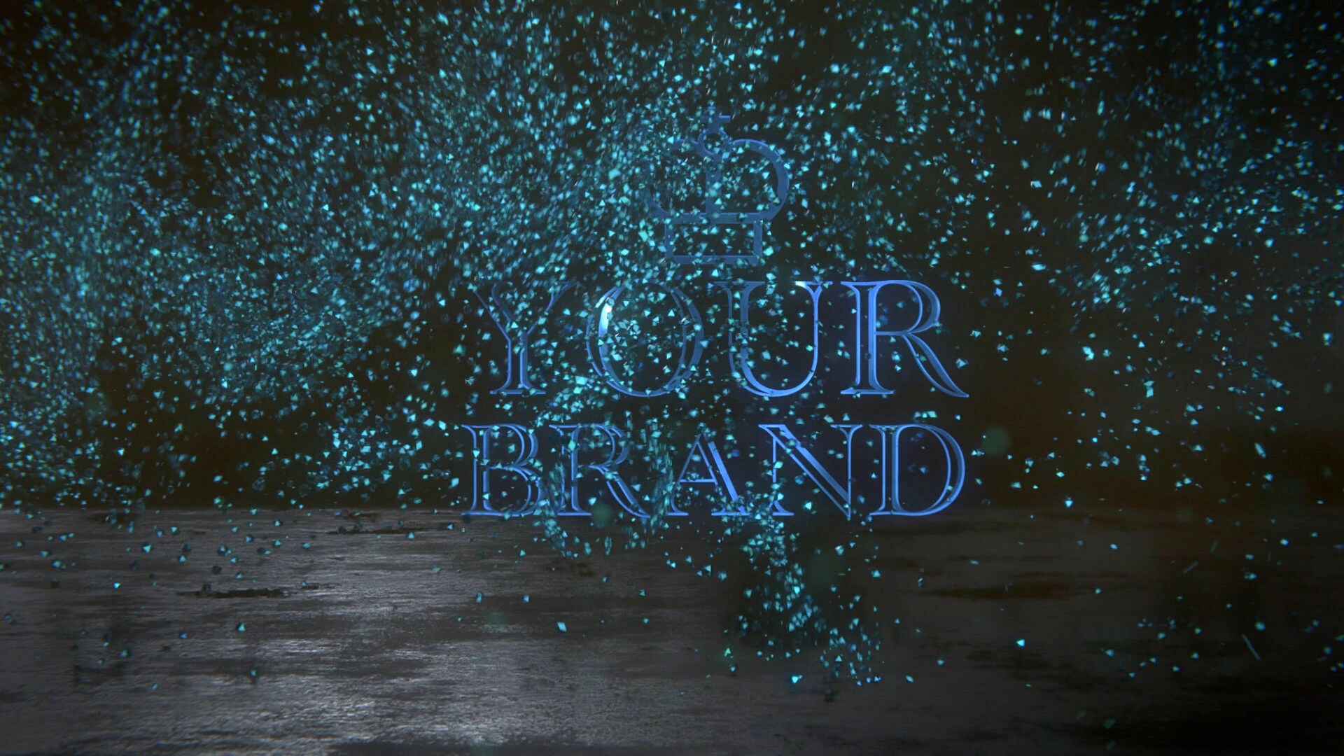 Sparkling Glitter Logo Animation With Cinematic Sound - Logo Reveals ...