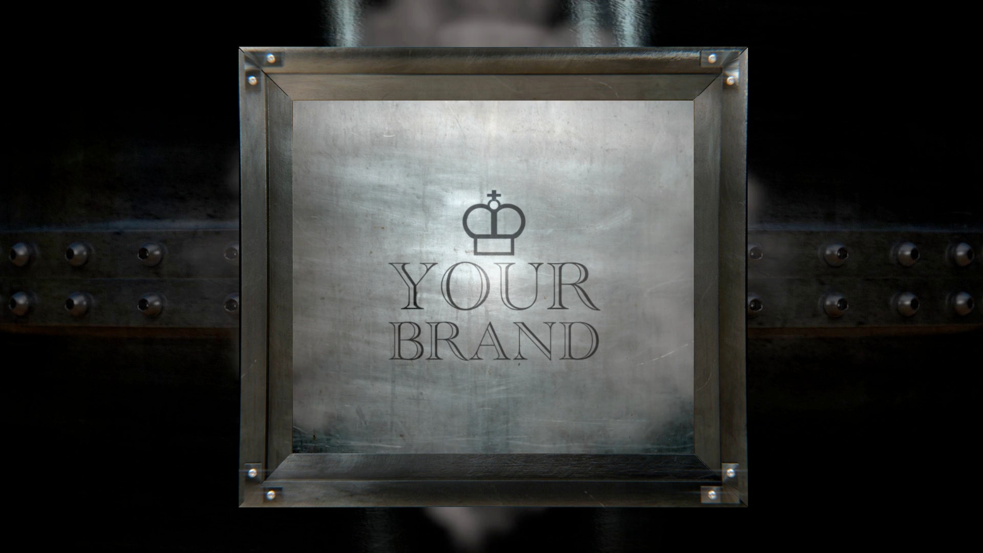 Industrial Factory Press Stamp Logo Animation Cool for Twitch Intro or ...