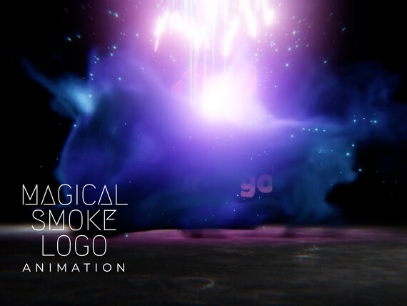 Magical Smoke and Beams Logo Animation Impress Your - Etsy