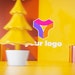 Christmas Flip Book Logo Animation Sequence of Animated Book Pages With ...
