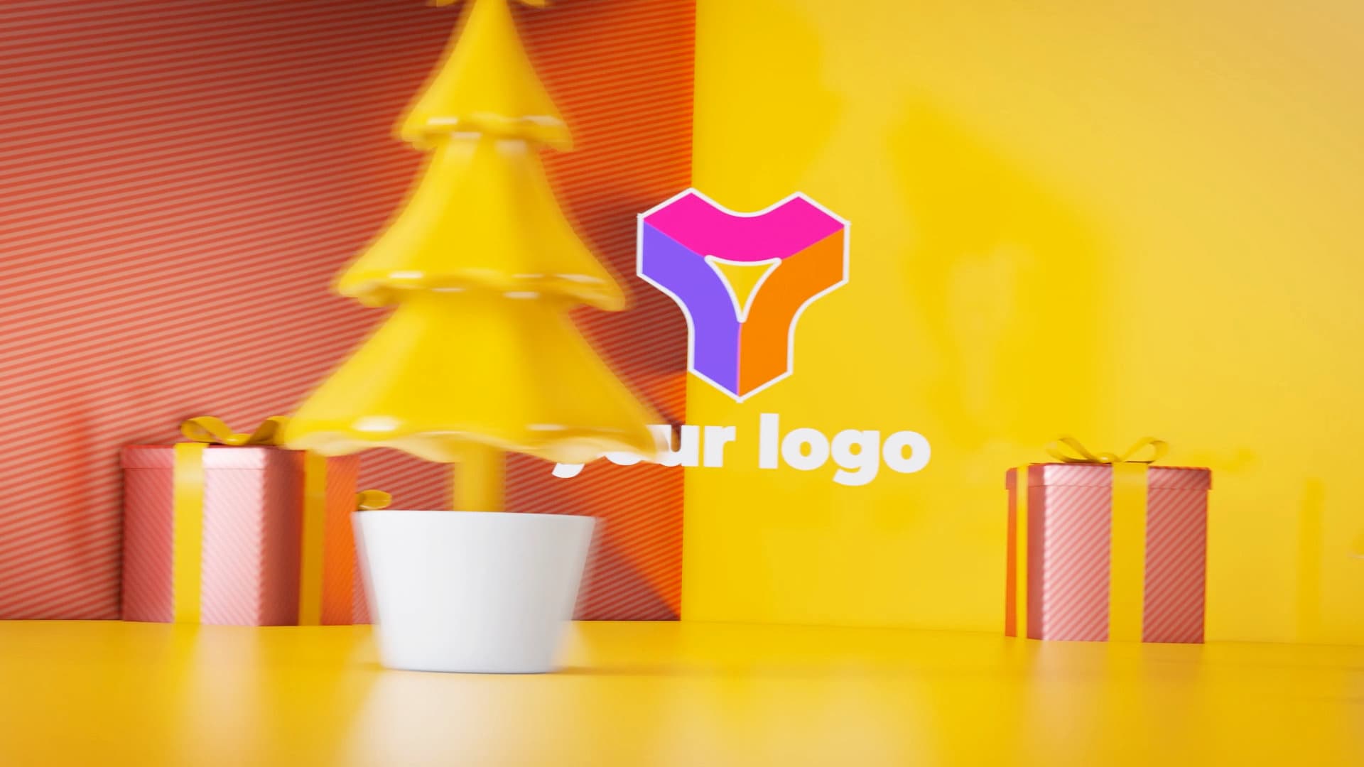 Christmas Flip Book Logo Animation Sequence of Animated Book Pages With ...