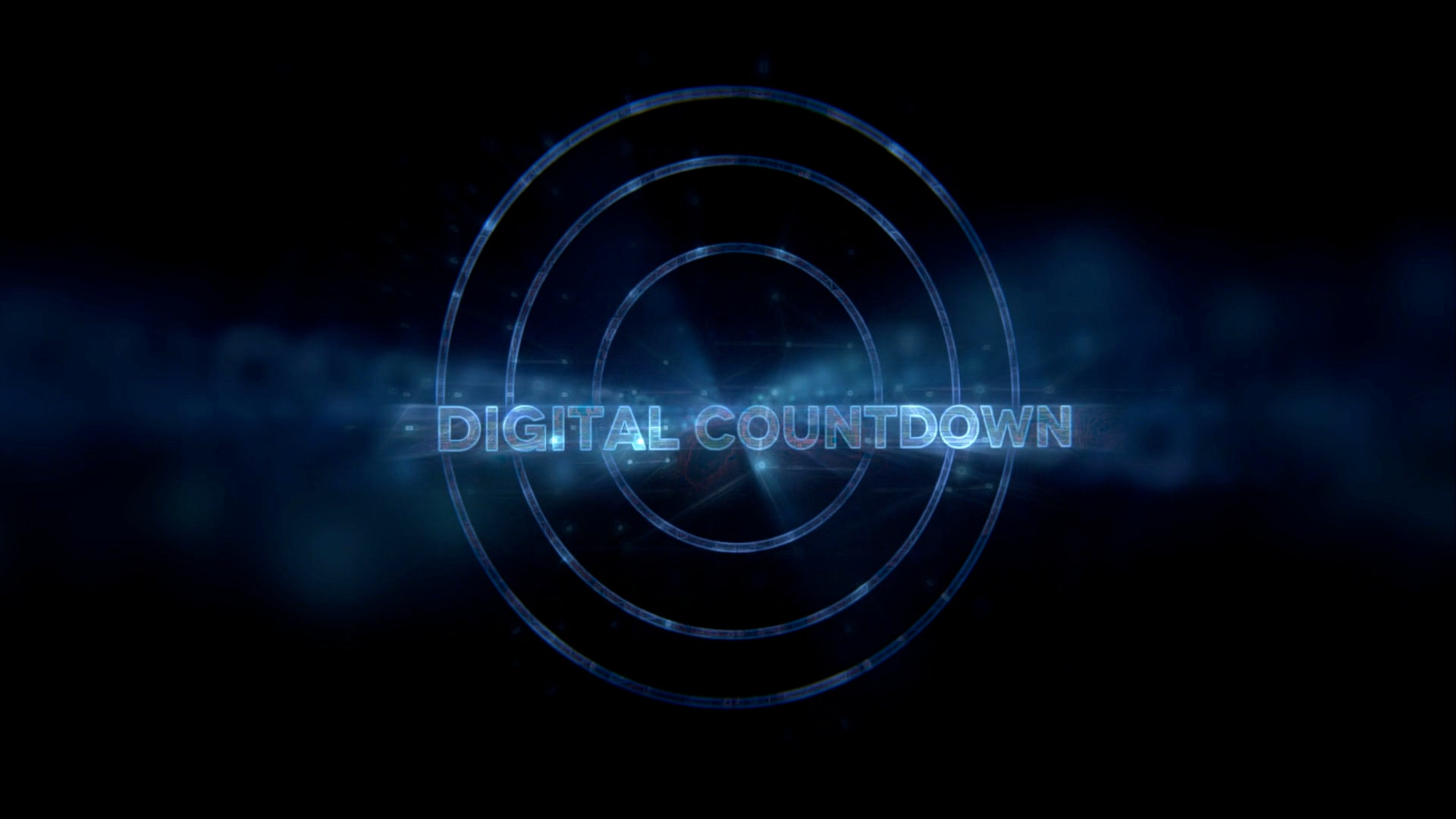Digital Countdown Intro Animated Glowing Custom Color Countdown With ...