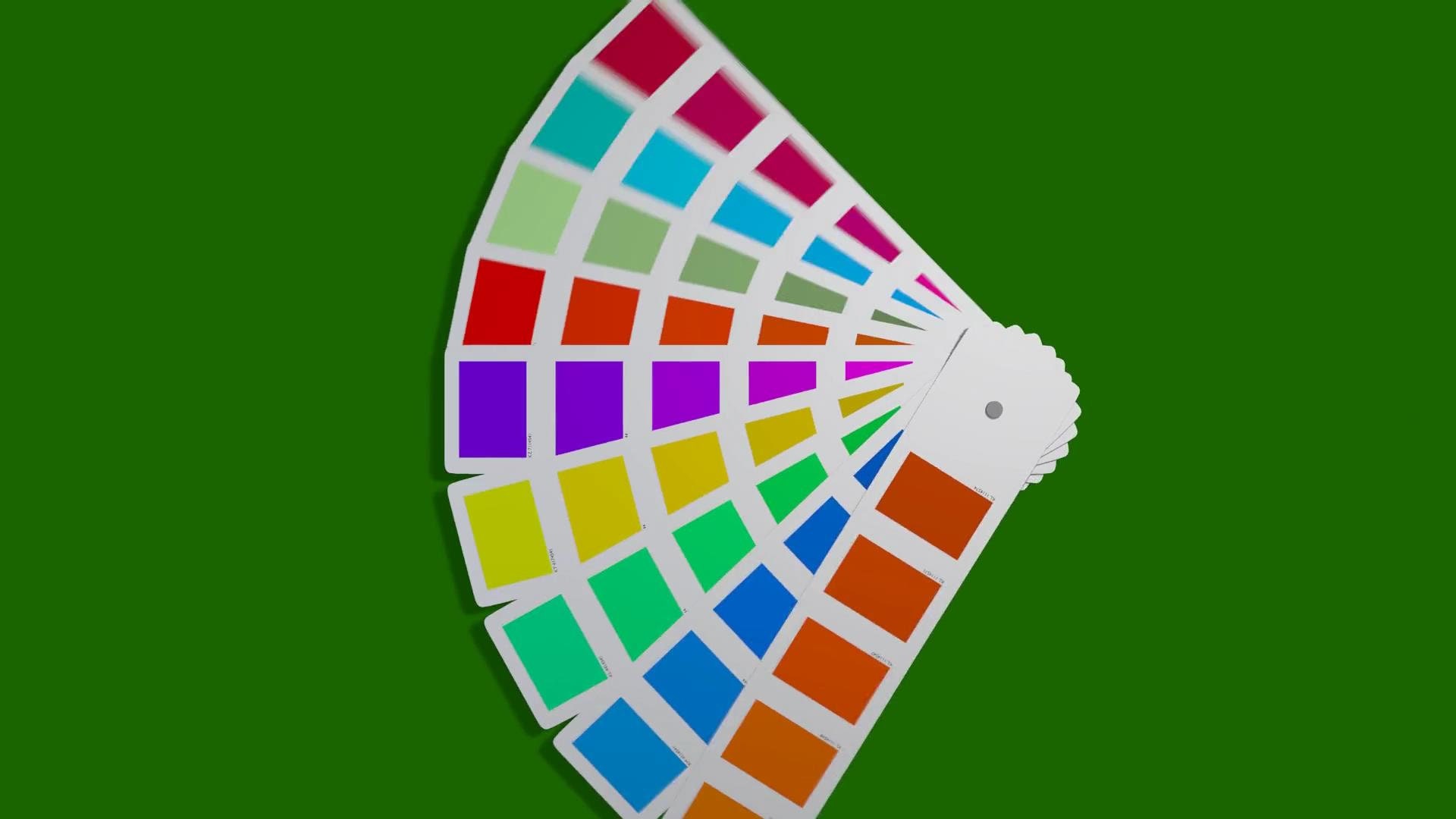 Revolving Color Swatches: Artful Logo Reveal | Customizable Background ...