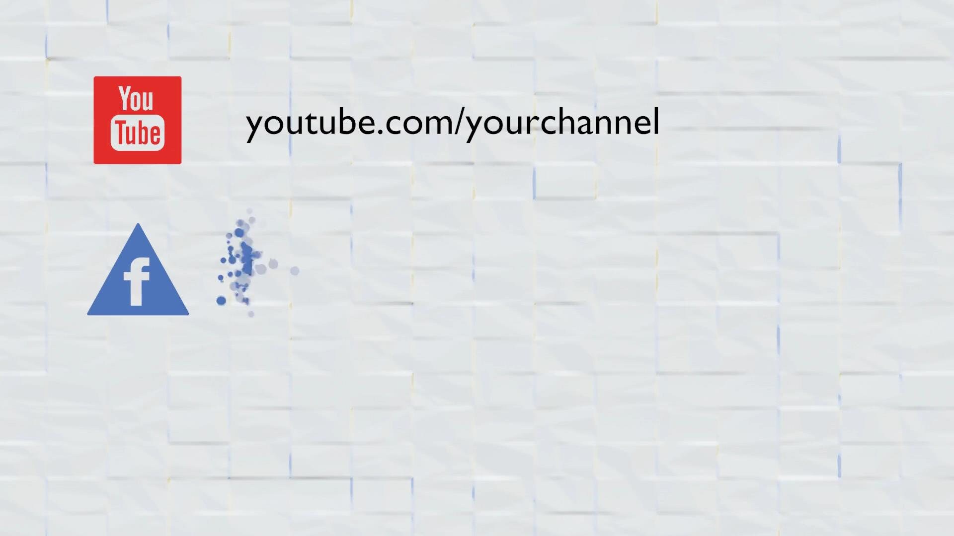 Animated Social Media Overlay: Showcase Youtube, Facebook, Twitter on ...