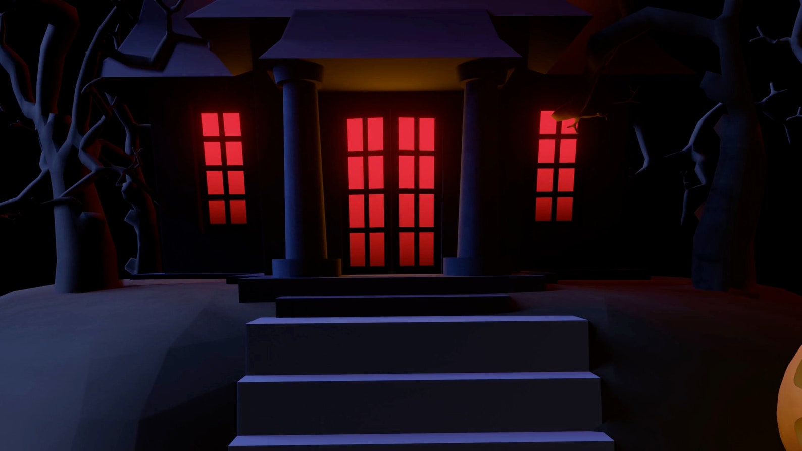 Vintage Halloween Haunted Mansion Animation of Custom Message - Etsy