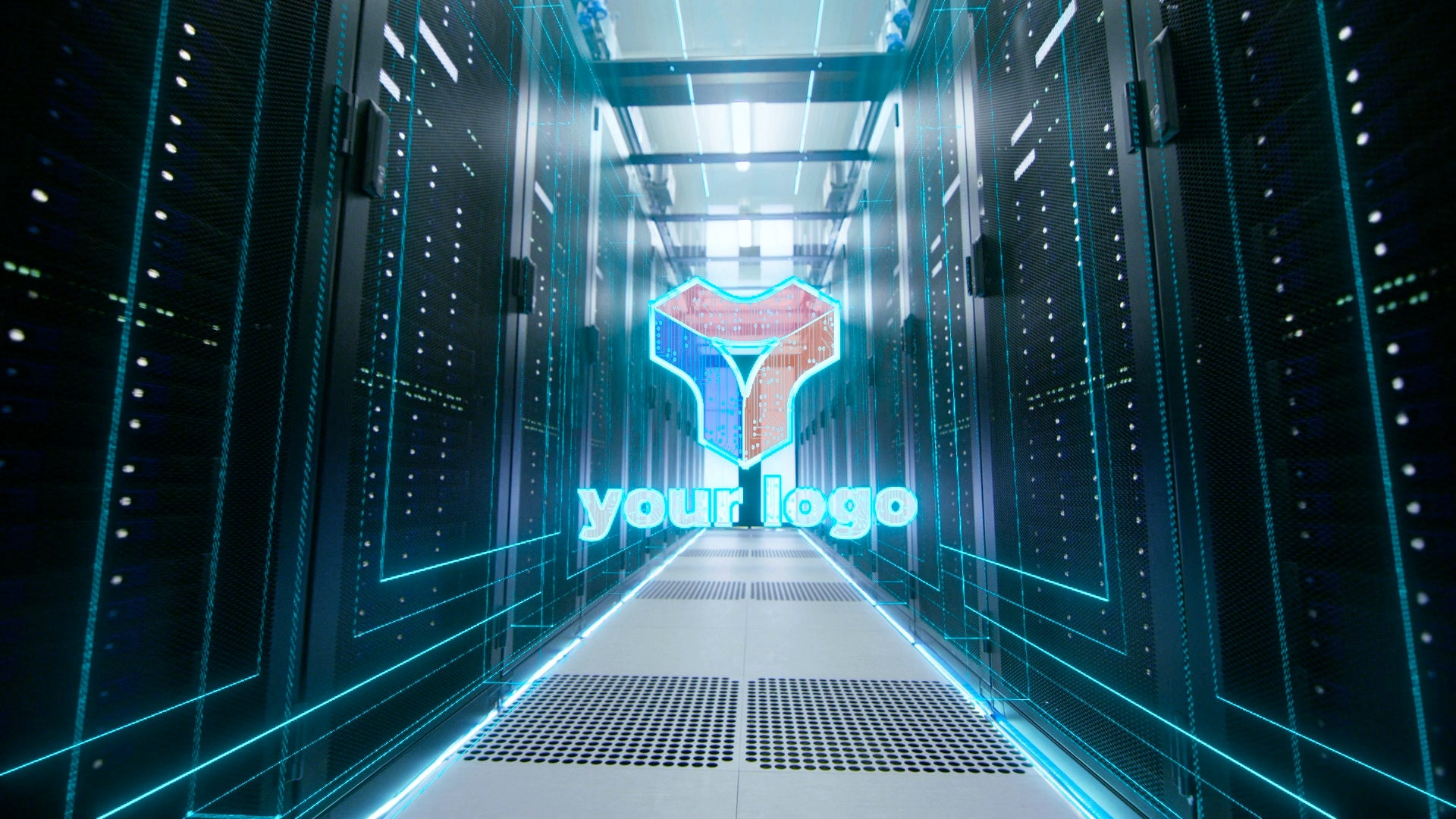 Servers Room Customizable Logo Stinger With Epic Sound - Logo Reveals ...