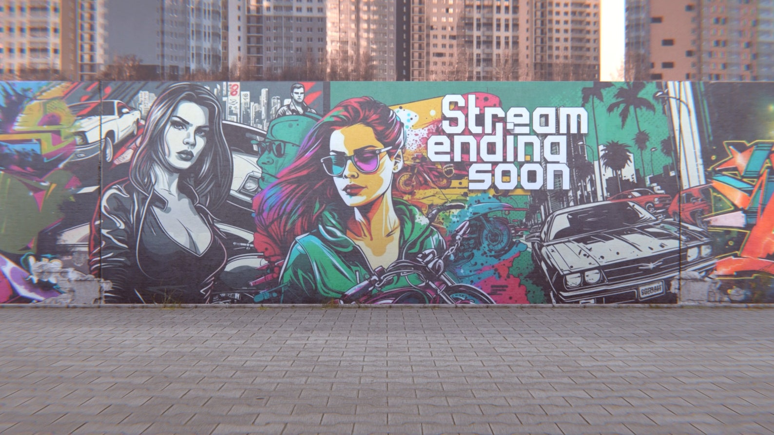 Twitch Overlay Stream Ending Soon Animation Inspired With Street ...